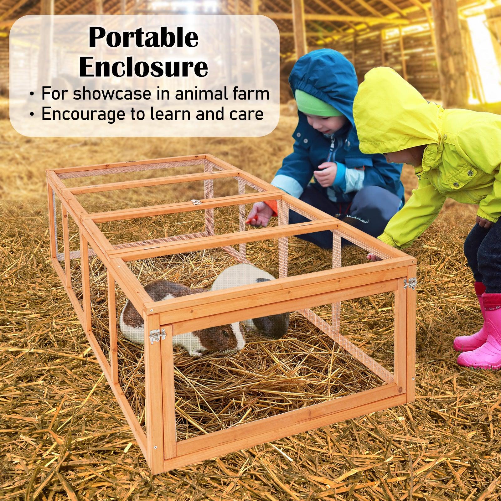 Chicken Coop with Run Extension | Rabbit Hutch Cage