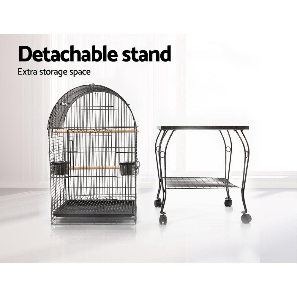Bird Cage with Perch and Feeders | Pets Gear Australia