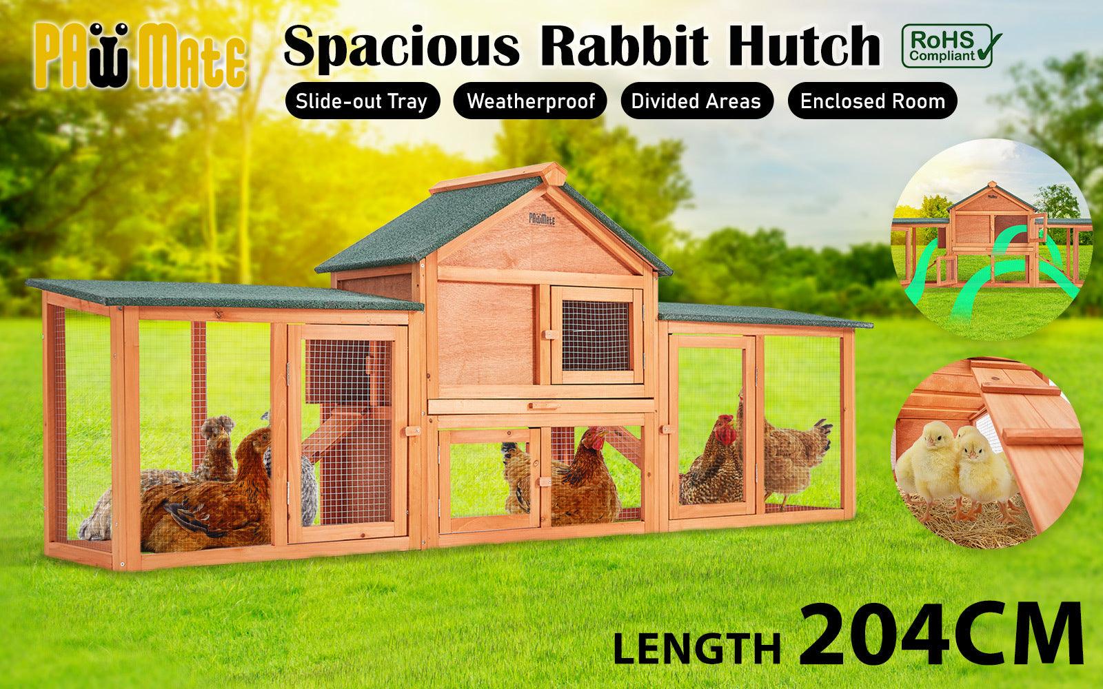 Large Chicken Coop Two Story Cage Run