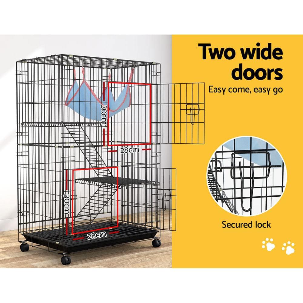 Indoor Rabbit Hutch Cage Multi Level | Pets Gear Australia