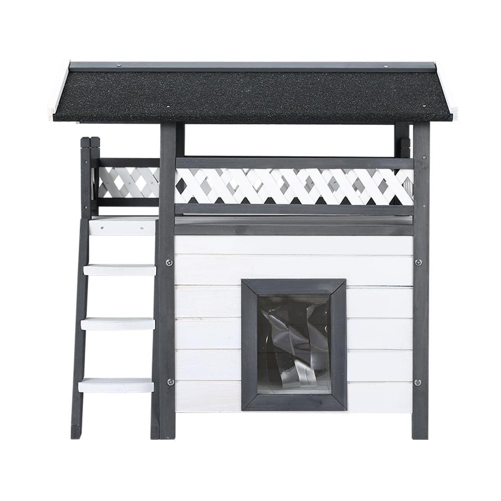Outdoor Pet House for Cat Rabbit Small Dog | Free-standing structure