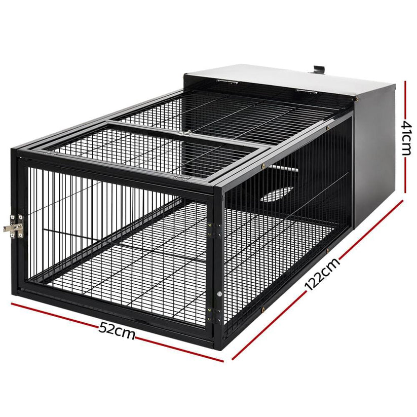 Premium Moveable Rabbit Cage: Portable Comfort and Convenience