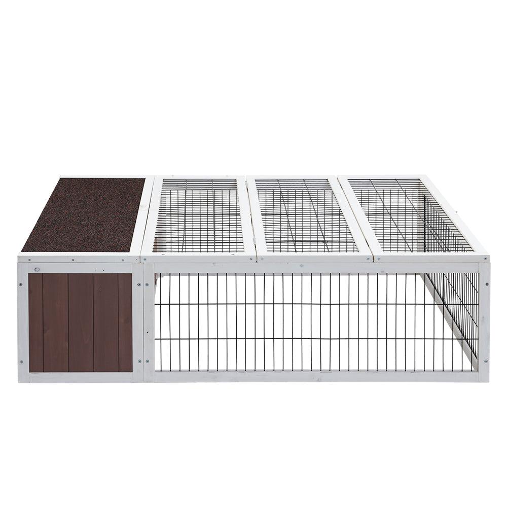 Rabbit Hutch With Run Large Top Access